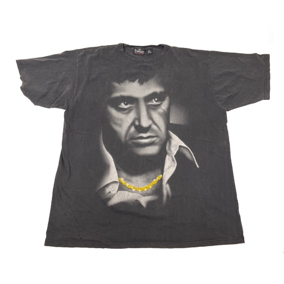 Scarface | Shirts | Vintage Y2k Scarface Tony Montana Portrait Hip Hop ...